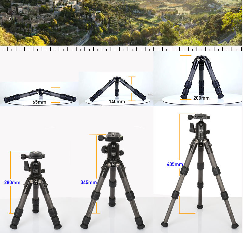 China Manufacturers Mini Table Carbon Fiber Vlog Tripod Selfie Stick ...