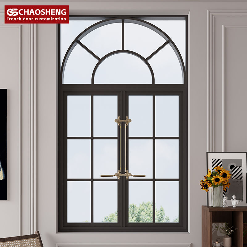 French-Style Galvanized Security Grill for Swing-Curtain Casement ...