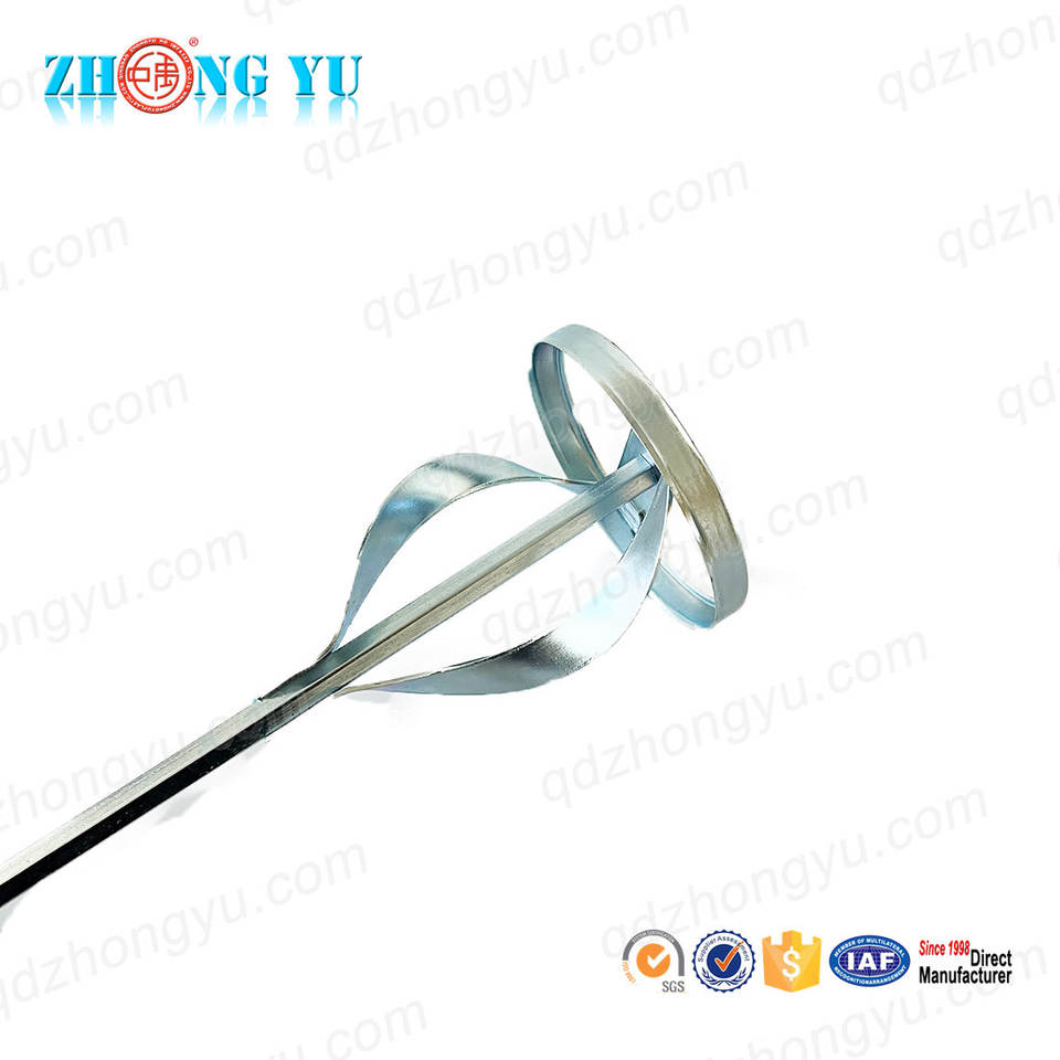 Paint Epoxy Mud Mixer Rod Agitator Blade Concrete Mixing Paddle ...