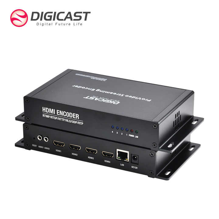 Economic IPTV Streaming Encoder H.264 - DIGICAST DMB-8804A-EC
