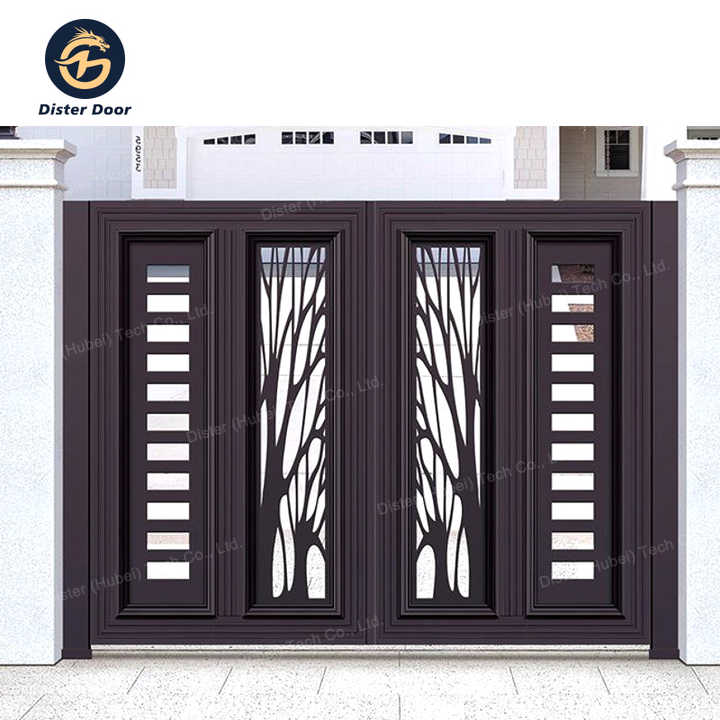 Modern Villa Entrance Automatic Driveway Home Front Gate Design Villa ...