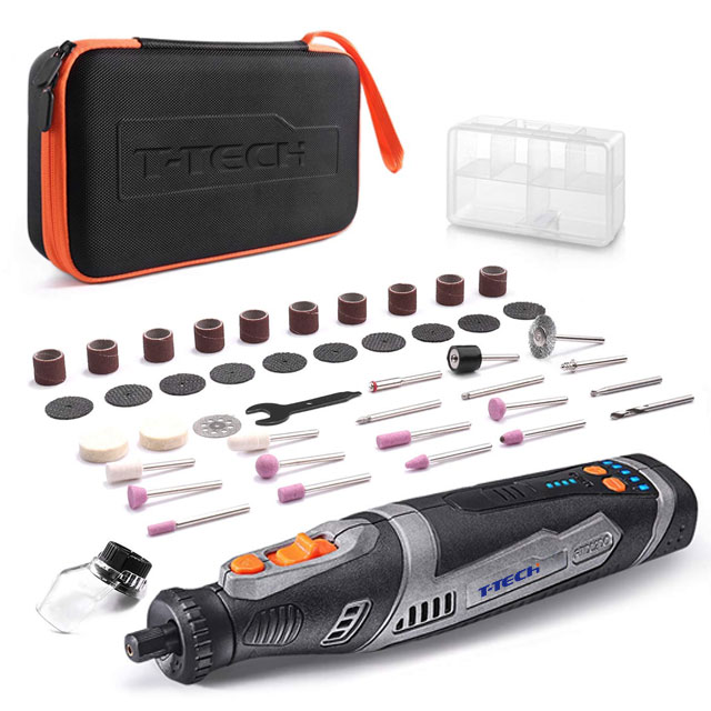 Lithium Ion Battery 5 Speed Mini Cordless Grinder 8V Electric Rotary ...