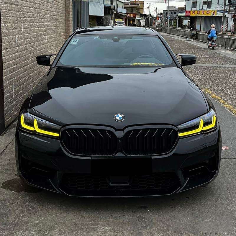 For BMW G30 M5 F90 LCI 5 Series Dual Color Laser Headlights Yellow ...