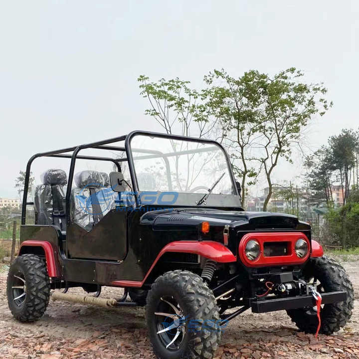 Mini Electric Jeep - Fun off-Road Vehicle for 4 Passengers