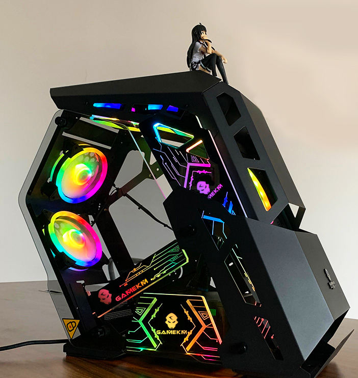 New 2023 Gaming Computer Case PC Gaming RGB ATX Computer Case Gaming ...
