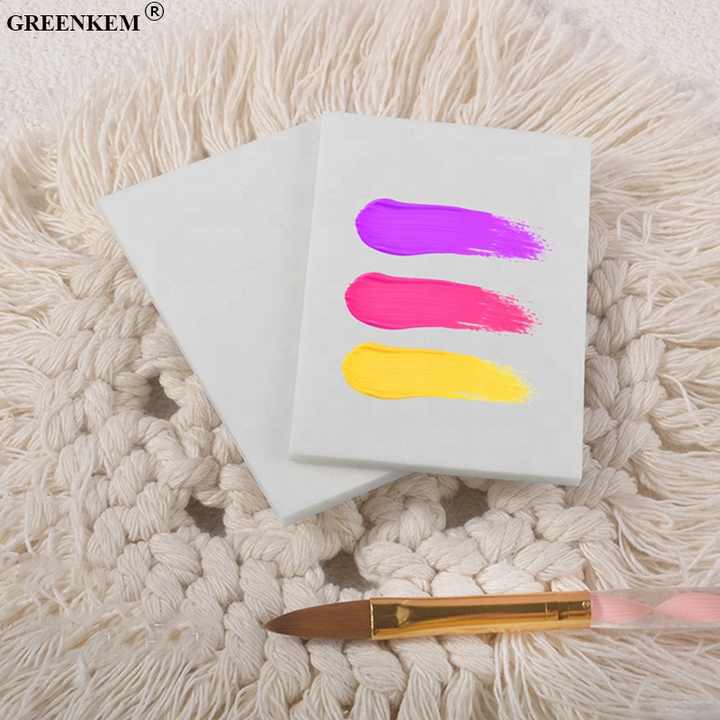 Newset 50pcs Disposable Pellucid Gel Palette Paper For Decorating Nails ...