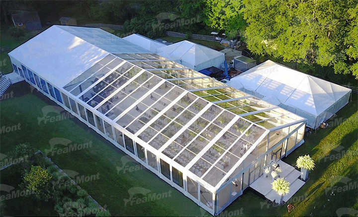 FEAMONT Waterproof Outdoor Tent 40X40ft Wedding Party Big Family ...