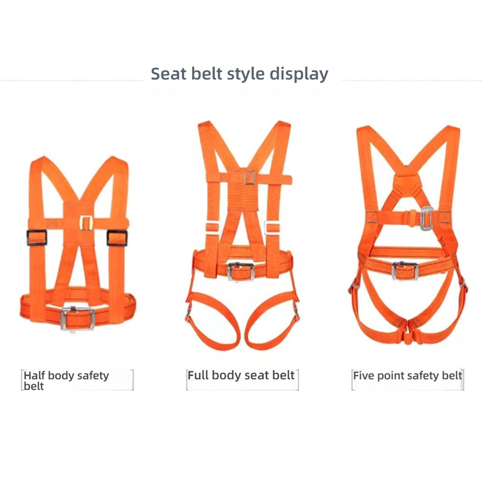 Full-Body 5-Point Safety Harness for Aerial Work - High-Strength ...