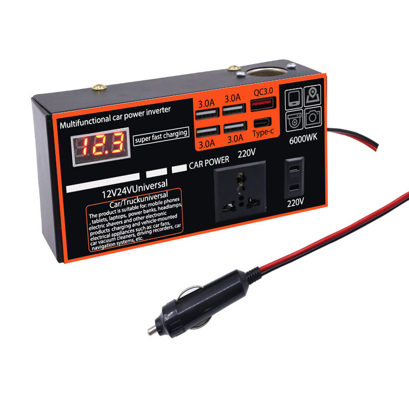 DC12v-24v Vehicle Inverter for Car Home Automotive 50Hz and 60Hz Output ...