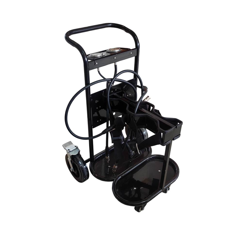 Stainless Steel Mobile Air Supply Trolley 4-Cylinder Configuration SCBA ...