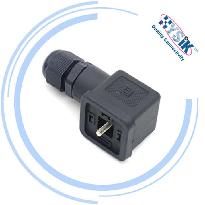 DIN 43650 Solenoid Valve Connector, IP65 IP67 Waterproof Electrical ...