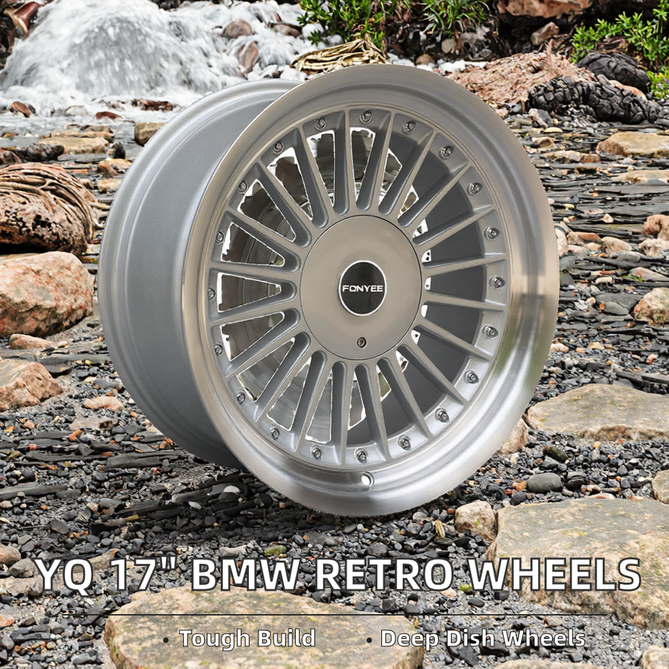 Aluminum Concave Retro Alloy Wheels for BMW Classic Deep Dish 17 Inch ...