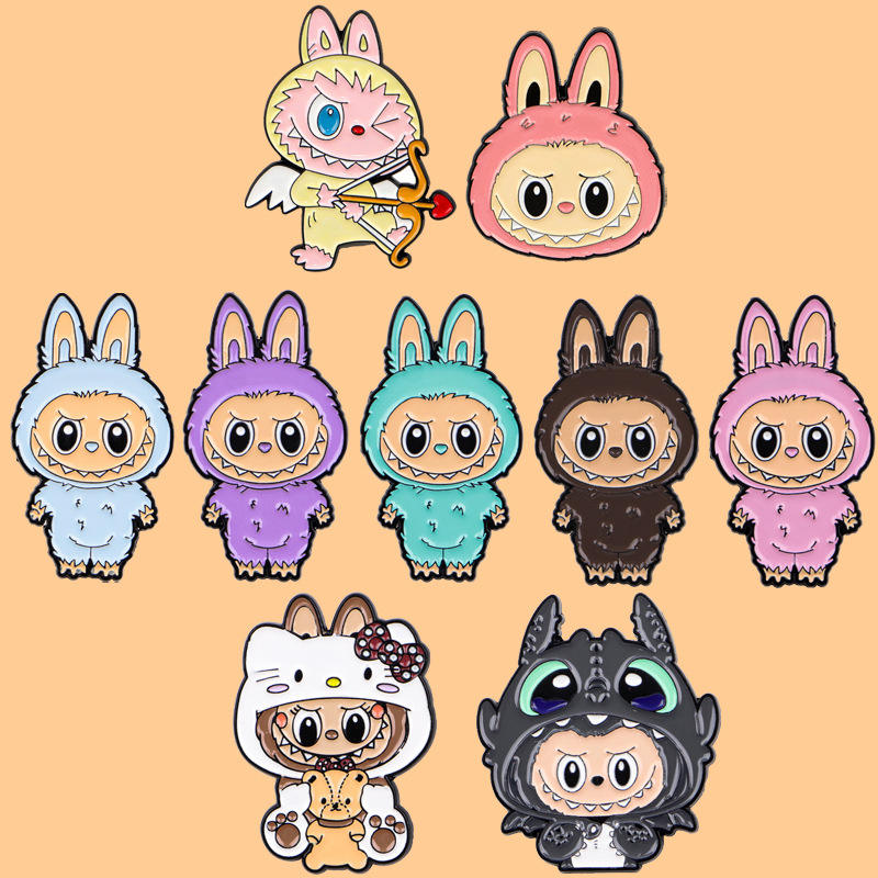 Shop Wholesale Labubu Lapel Badge Stock - Anime Enamel Pins