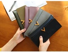 FSW271 Wholesale ladies cash envelope wallet pu leather designer ...