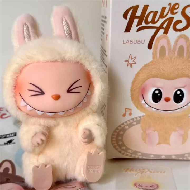 Labubu V2 100% Original Sit-Down Party Series Blind Box Pendant Doll ...