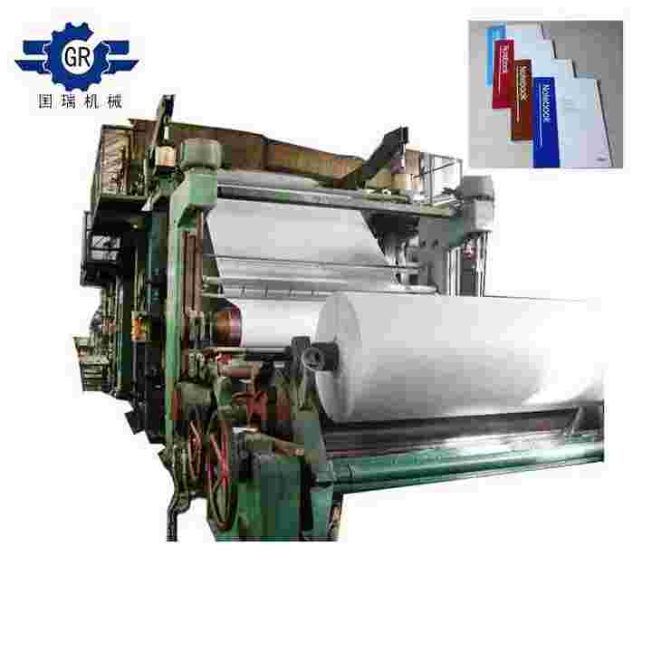 Manufacturing Machine 1575mm Cultural Paper Making Machine Writing ...