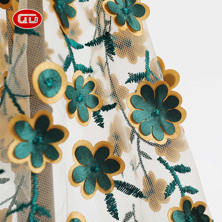 2023 New Design Fancy Woven Beautiful 100% Polyester Embroidery Fabric ...