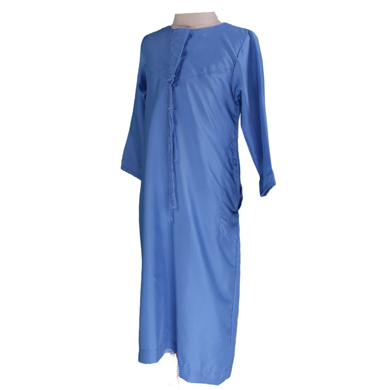2025 New Style Thobe - Men's Islamic Robe Ankle Length