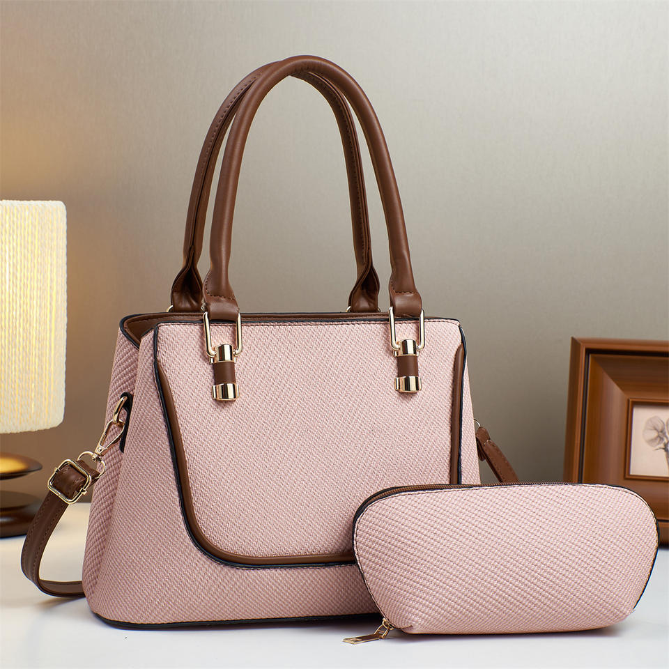 2026 PU Leather 2 Pieces Bags Set Ladies Shoulder Bags Luxury Designer ...