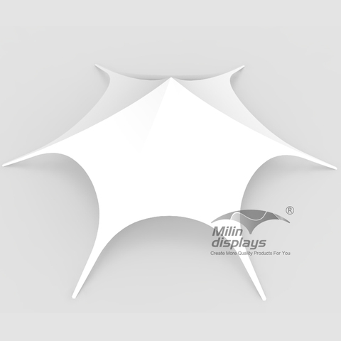 Single-Pole Tension Star Canopy Tents Spider Shade Marquees