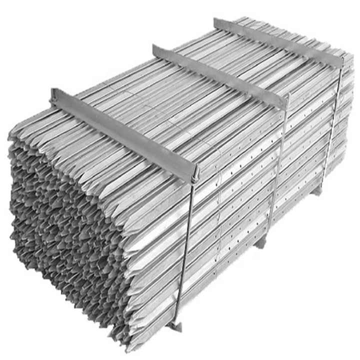 10 Ft Heavy-Duty Galvanized Steel T Post for Secure Fencing