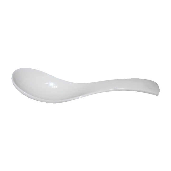 Wholesale Small MOQ White Plastic Melamine Soup Spoon Eco-Friendly ...