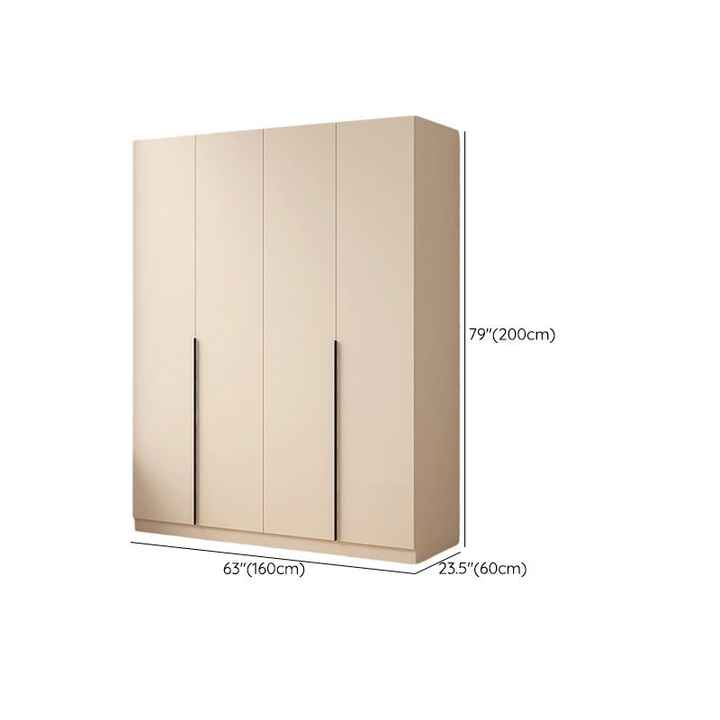 Sliding Door Modern Wardrobe Clothes White Cloth Cabinet Simple Bedroom ...