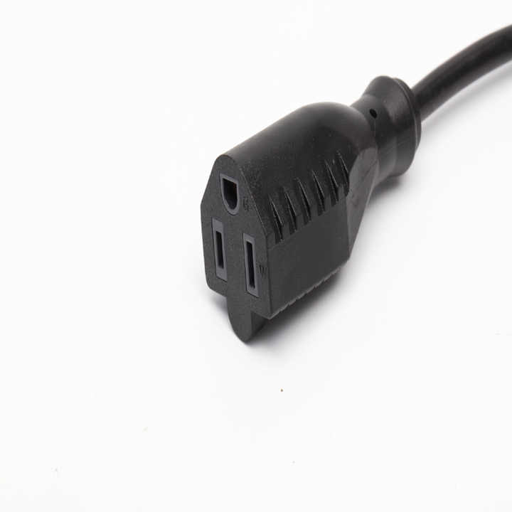 Hot Sale US Standard 3Pin Power Cable 3-core With Plug Bare Wire Tail ...
