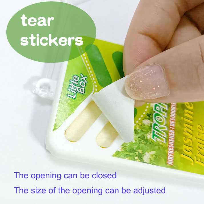 Auto Car Hanging Paper Air Freshener Little Plastic Box Sticker Vent ...