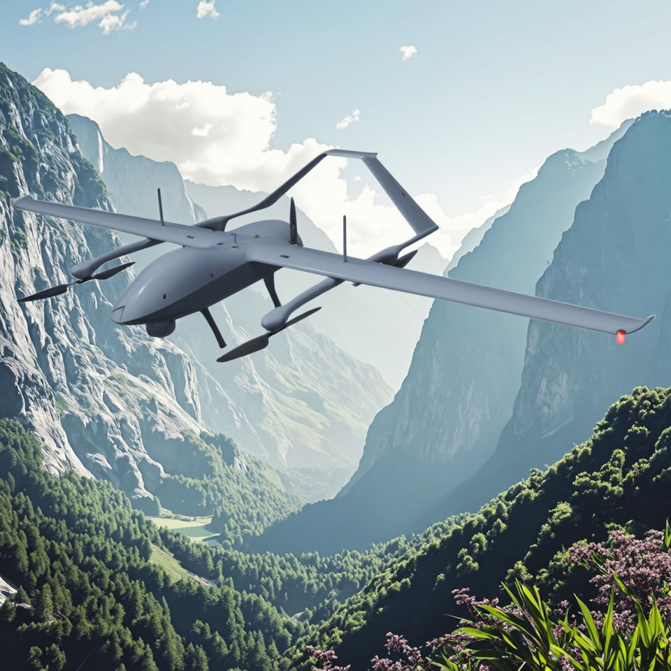 ZSDRONE VT-150 Professional Industrial VTOL Delivery Drone 50kg Payload ...