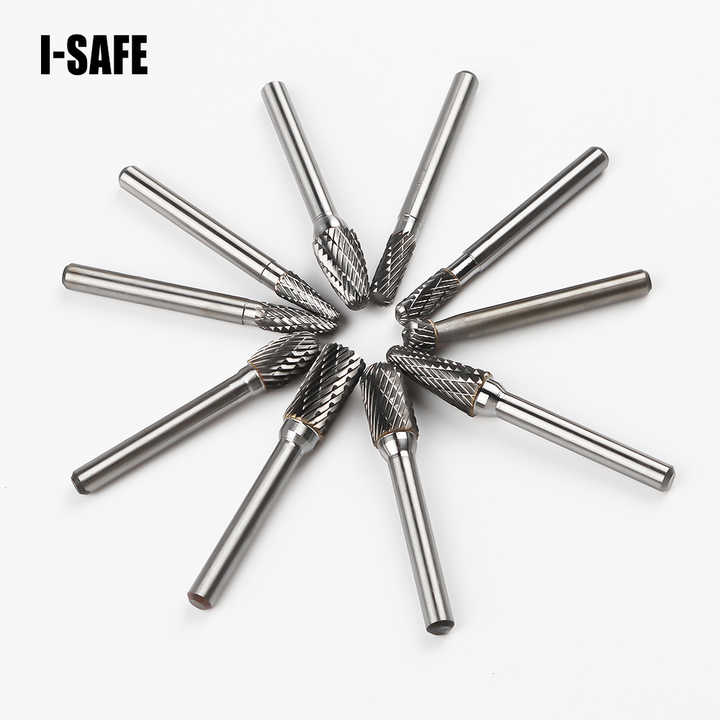 FX0616M06/FX1020M06/AX1425M06 Carbide Rotary Burrs 1/4 Shank 10pcs ...