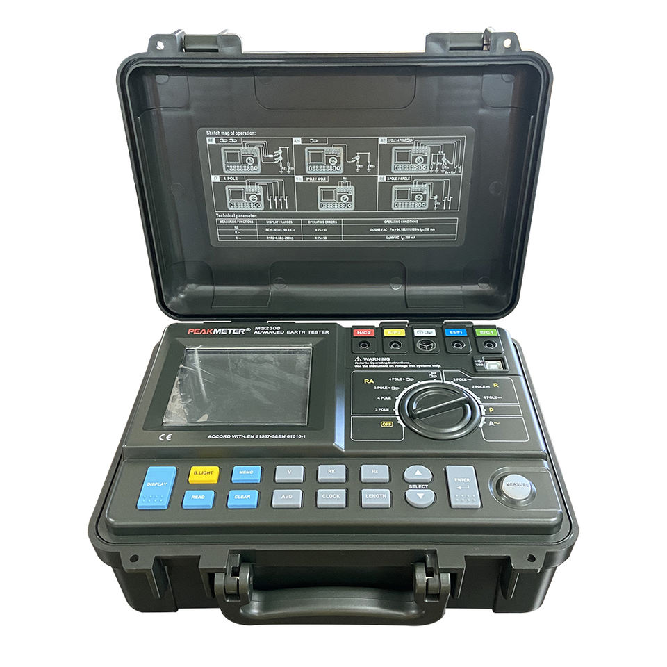 Multifunction Earth Testing Meter | Clamp-on Digital Earth Resistance ...