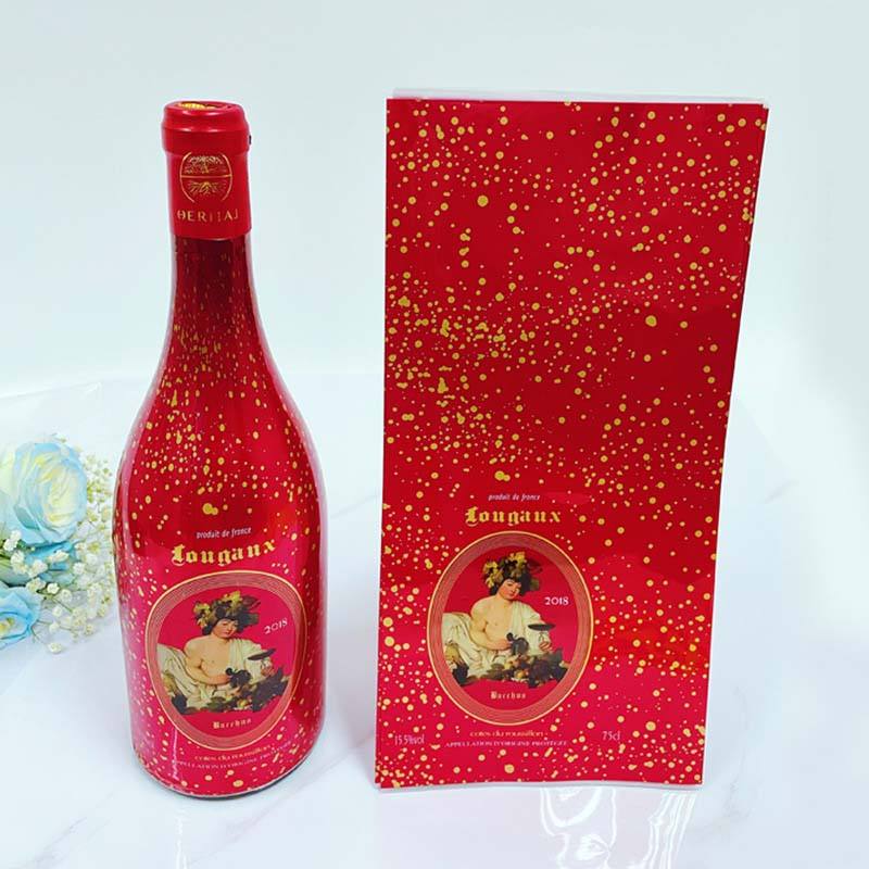 Custom Plastic Bottle Packaging Heat Shrinkable Plastic Wrap Sleeve ...