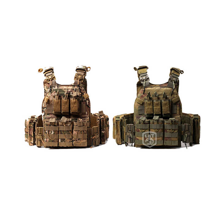 Molle Modular Tactical Vest Kit Multifunctional Field Plate Carrier ...