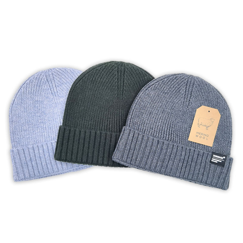 RWS Responsible Standard Custom Knitted Winter Hat Merino Wool Beanie ...