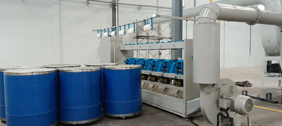 6 Heads Thick Yarn Friction Spinning Machine for Mop or Carpet Yarn ...