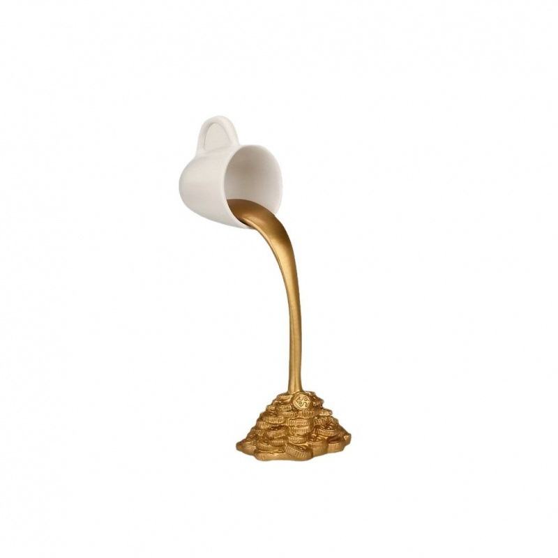 Cross-border Hot-selling Chinese Style Floating Golden Coffee Cup ...