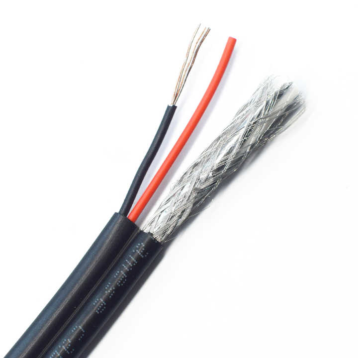 Factory Price CCTV Cable Rg59/Rg6 Coaxial Cable with Power for Cameras ...