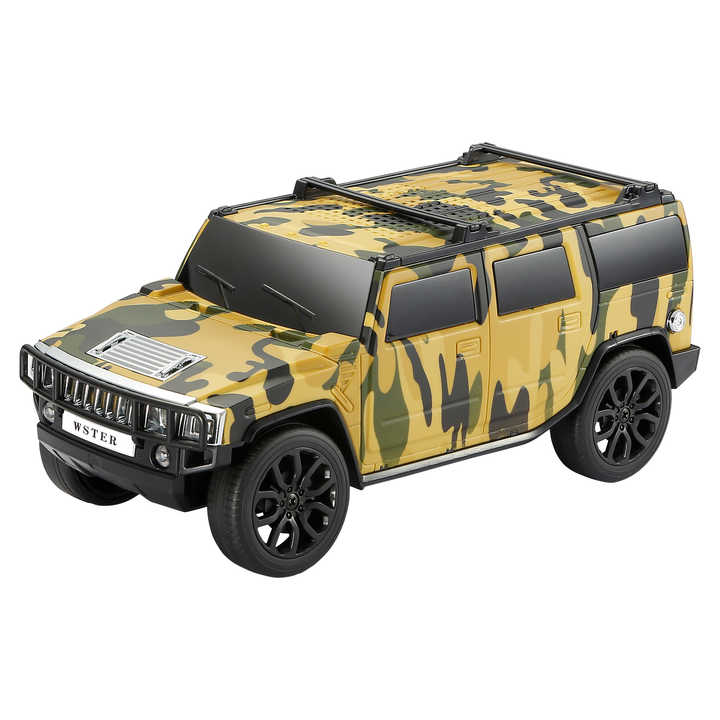 portable Hummer H5 Car shape Speaker WS590 wireless car speakers with ...