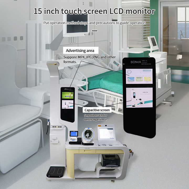 Telemedicine Devices Kit - Interactive Touch Screen Kiosk
