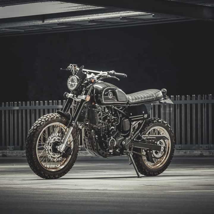 300cc Tracker Motorcycle - Speed, Style, and Abs Safety