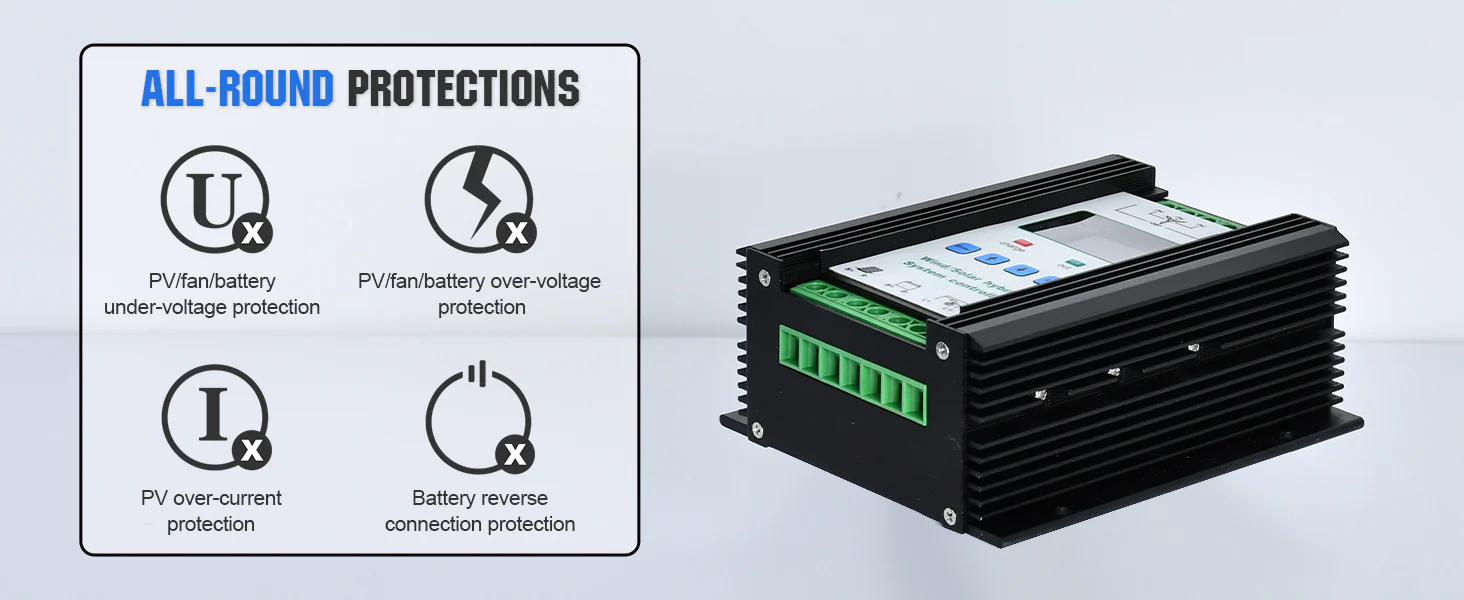 Home Wind Generator Inverter Hybrid Solar Energy Storage Battery ...