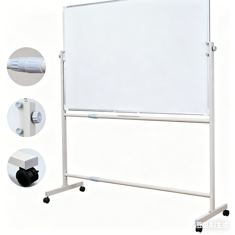 Custom School Classroom Magnetic Metal Dry Wipe Whiteboard with Moving ...