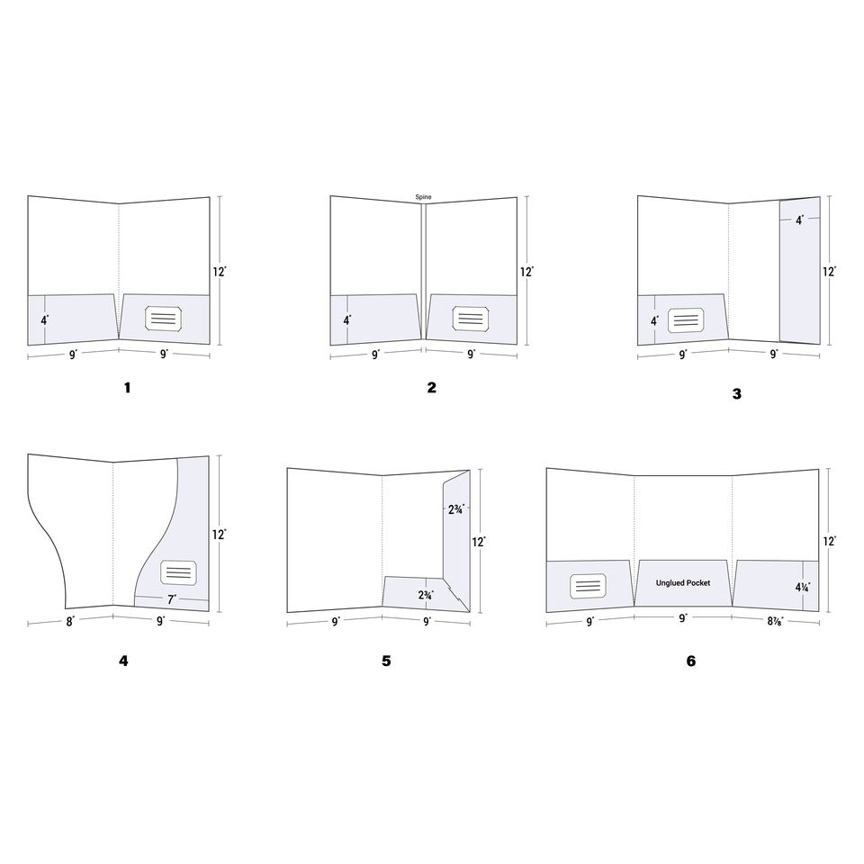 Wholesale A4 Durable 300gsm Art Paper File Folders Custom Gold Foil ...