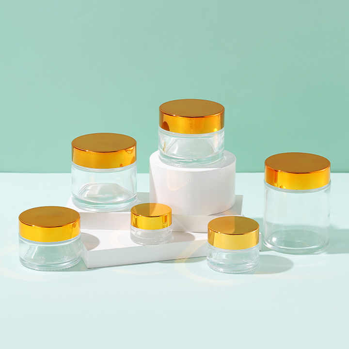 Wholesale Empty Cream Jar 5g 10g 15g 20g 30g 50g Wide Glass Jar for ...