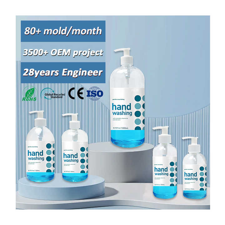 Round Handwash Plastic Bottles - High Quality & Customizable