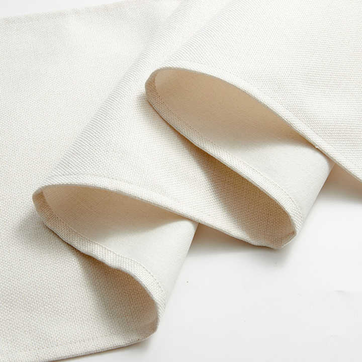 Htpmart Sublimation Blank Linen Table Runner 70 Inches Long White ...