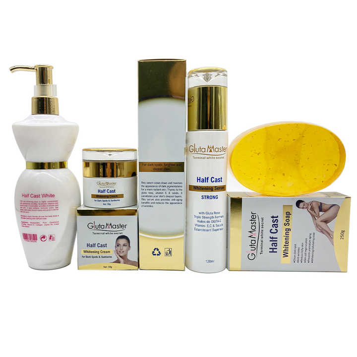 Gluta Master Half Cast Skincare Set - Strong Whitening with Vitamin C ...