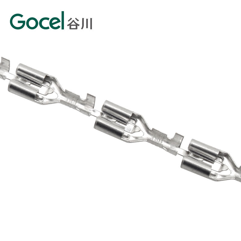 DJ622-J6.3B Self-locking Crimp Terminal Brass Tinned Roll Terminal CE ...