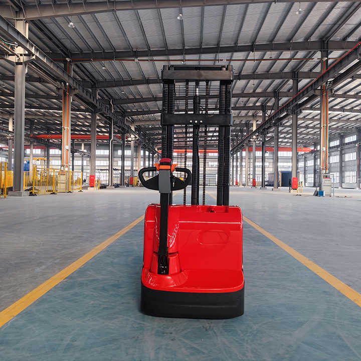 Full electric Pallet Stacker Walkie Behind Pallet Lifter 1000kg 1500kg ...